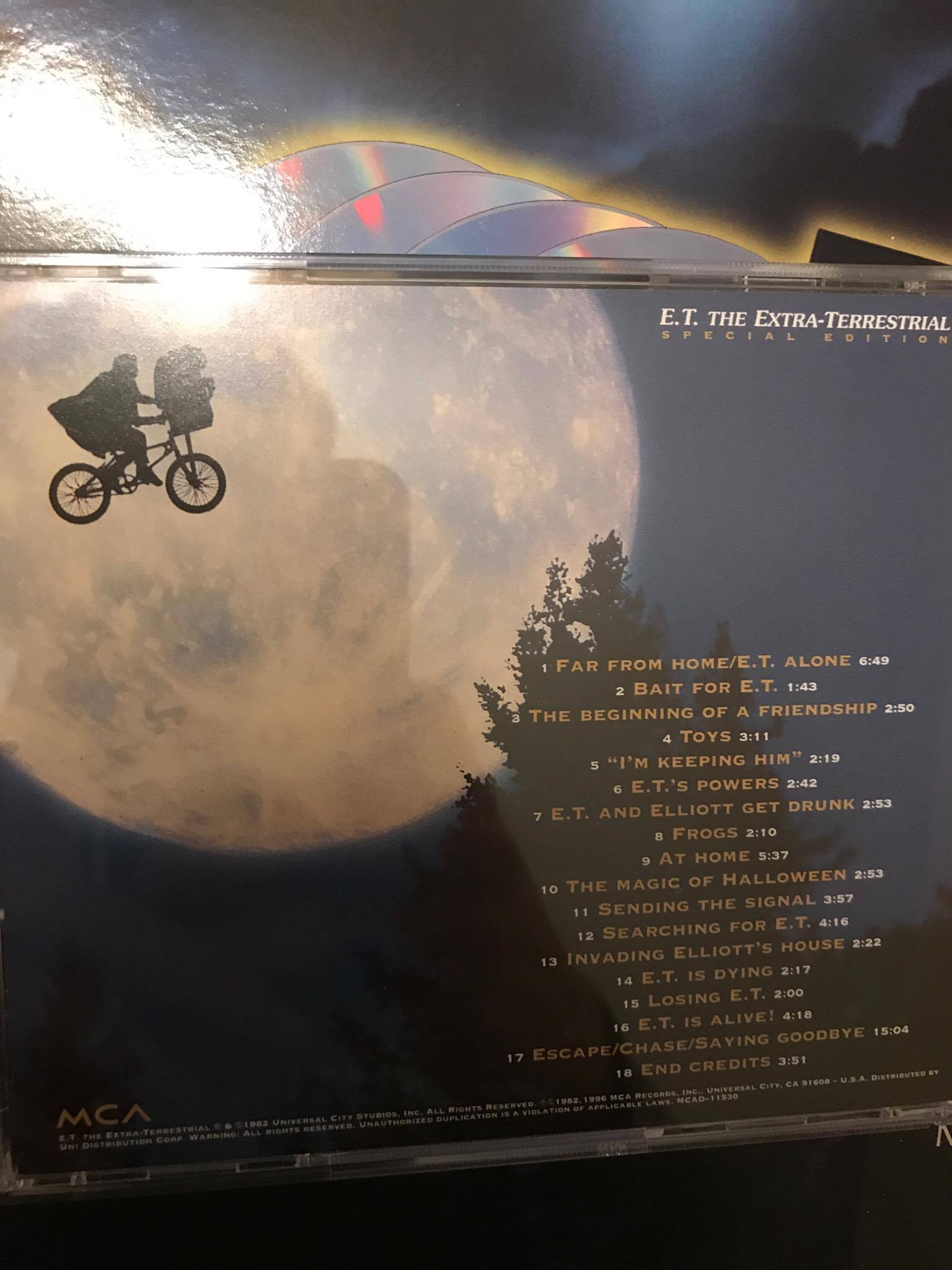 E.T. The Extra-Teresstrial LaserDisc Gold CD - JOHN WILLIAMS - JOHN ...