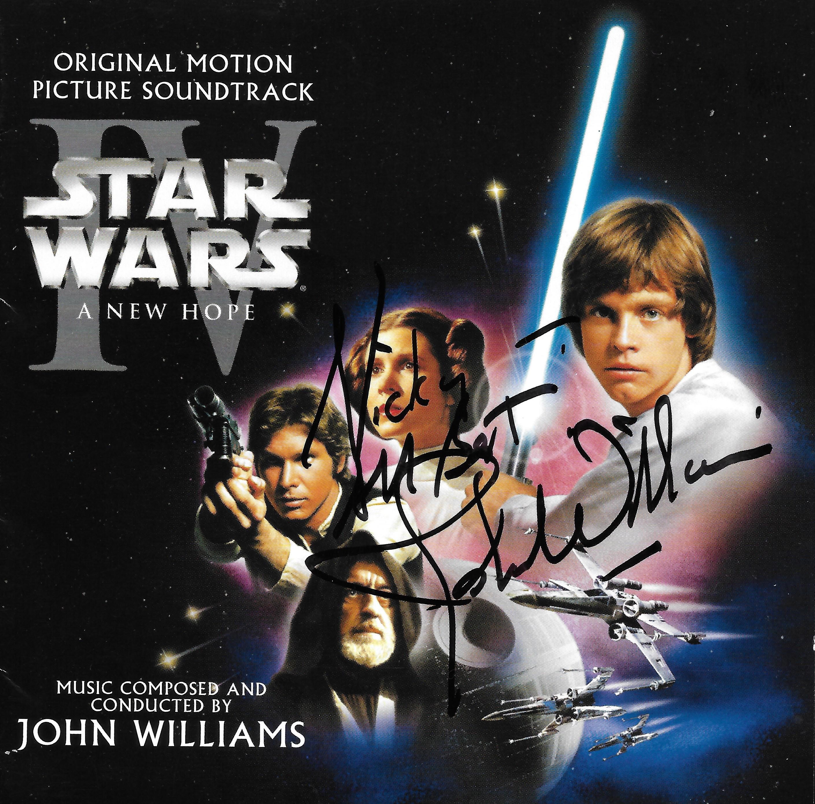 John Williams Autograph - JOHN WILLIAMS - JOHN WILLIAMS Fan Network