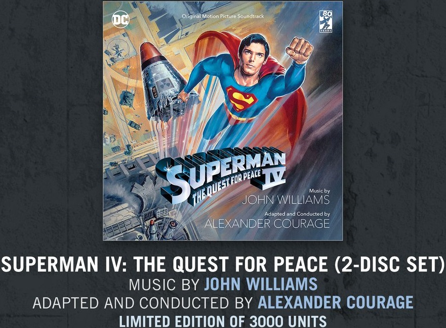 SUPERMAN IV: THE QUEST FOR PEACE - 2018 2-CD La-La Land Records edition ...