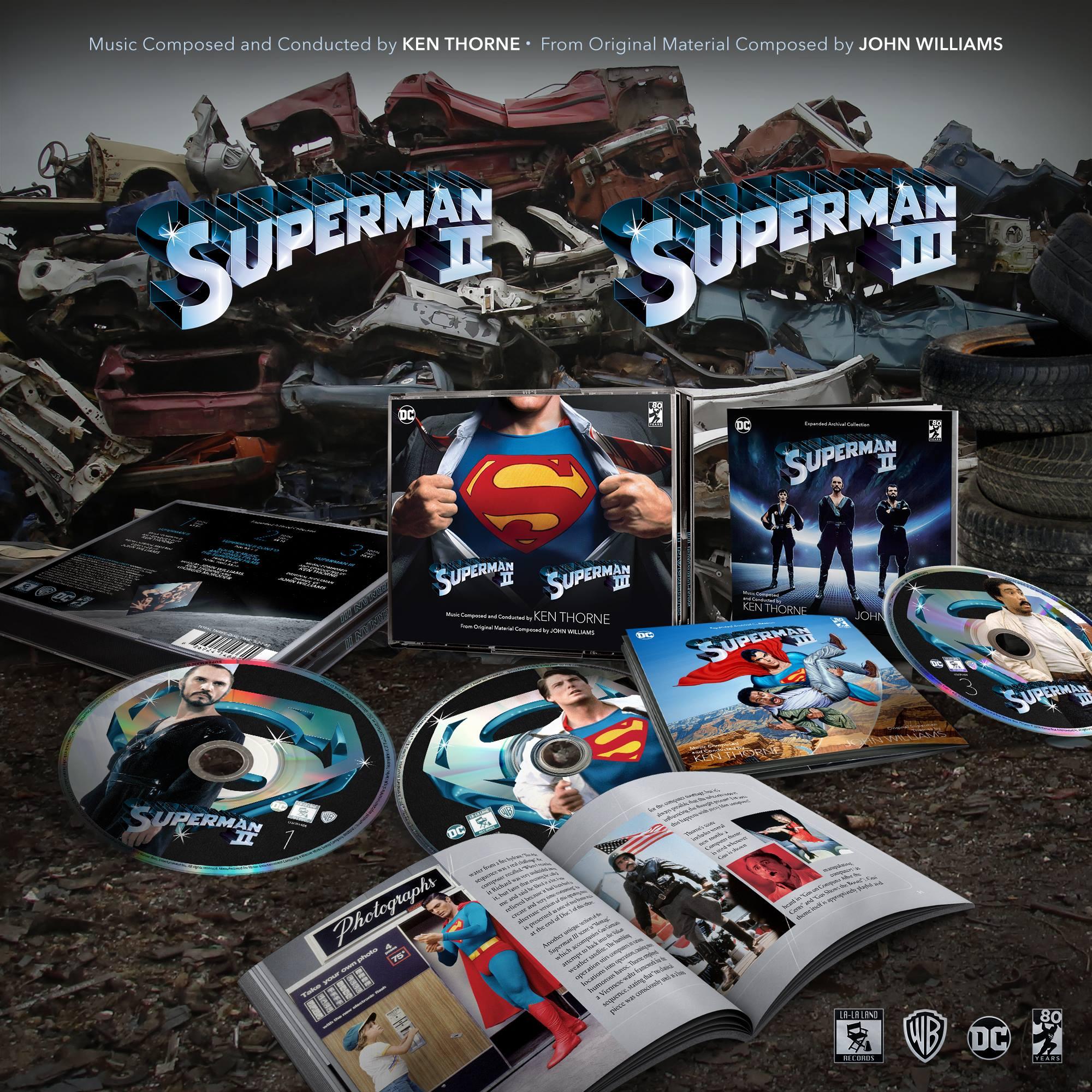 Superman II / III - 3CD Set from La-La Land Records INCLUDES NEW SOURCE ...