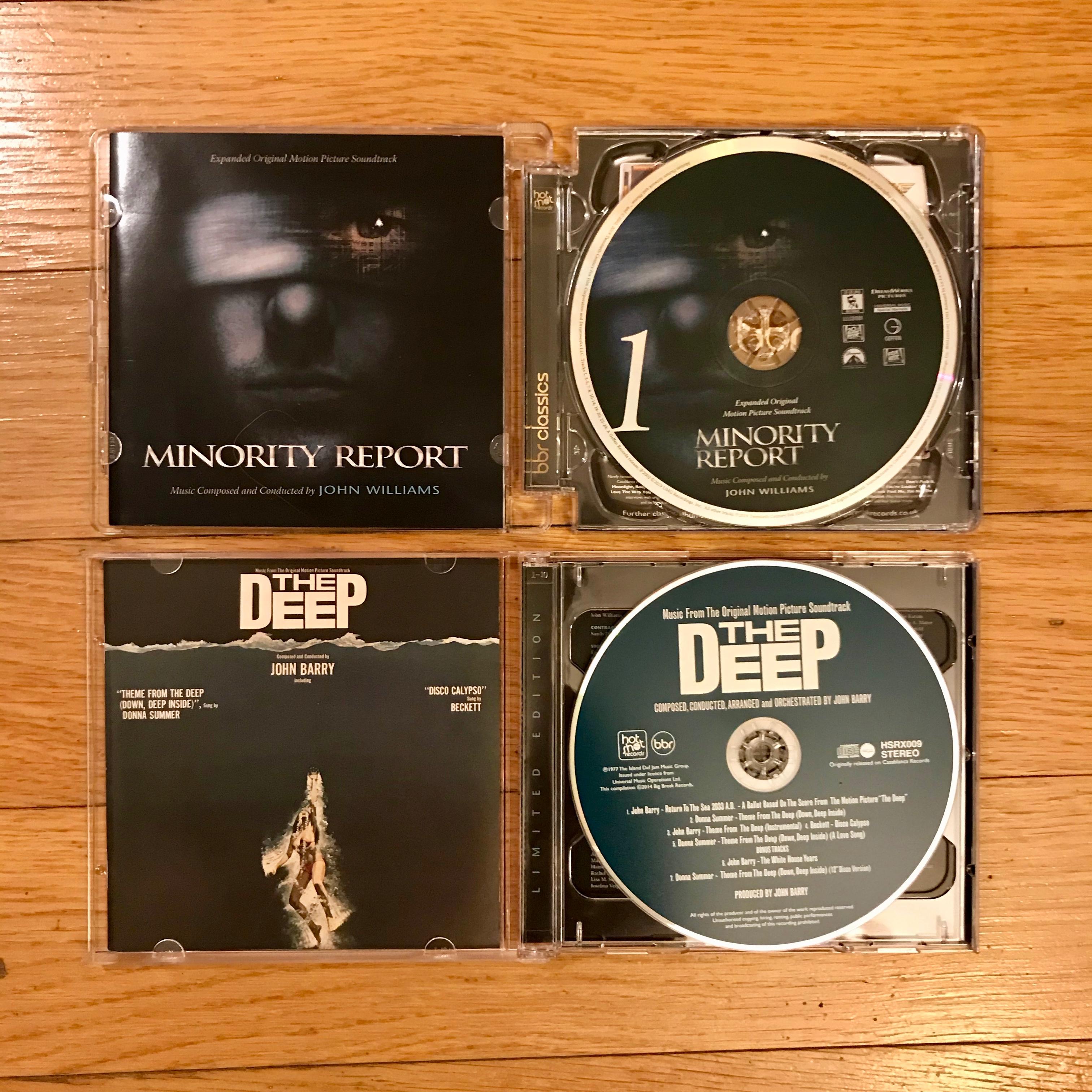 MINORITY REPORT (2002) - 2019 2CD Expanded Edition from La-La Land ...