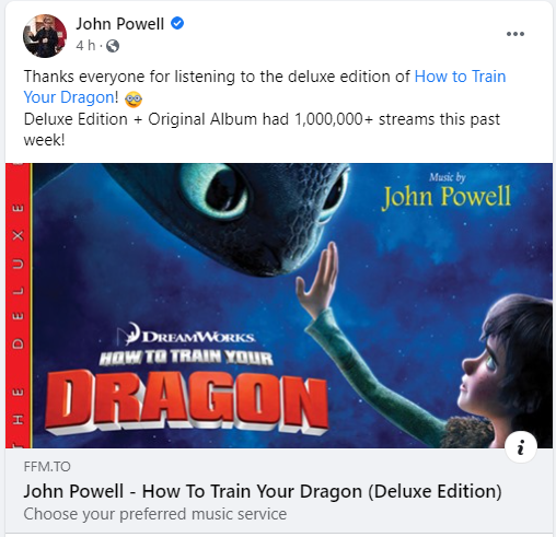 John Powell's HOW TO TRAIN YOUR DRAGON (2010) - 2020 Varese 2CD Deluxe ...