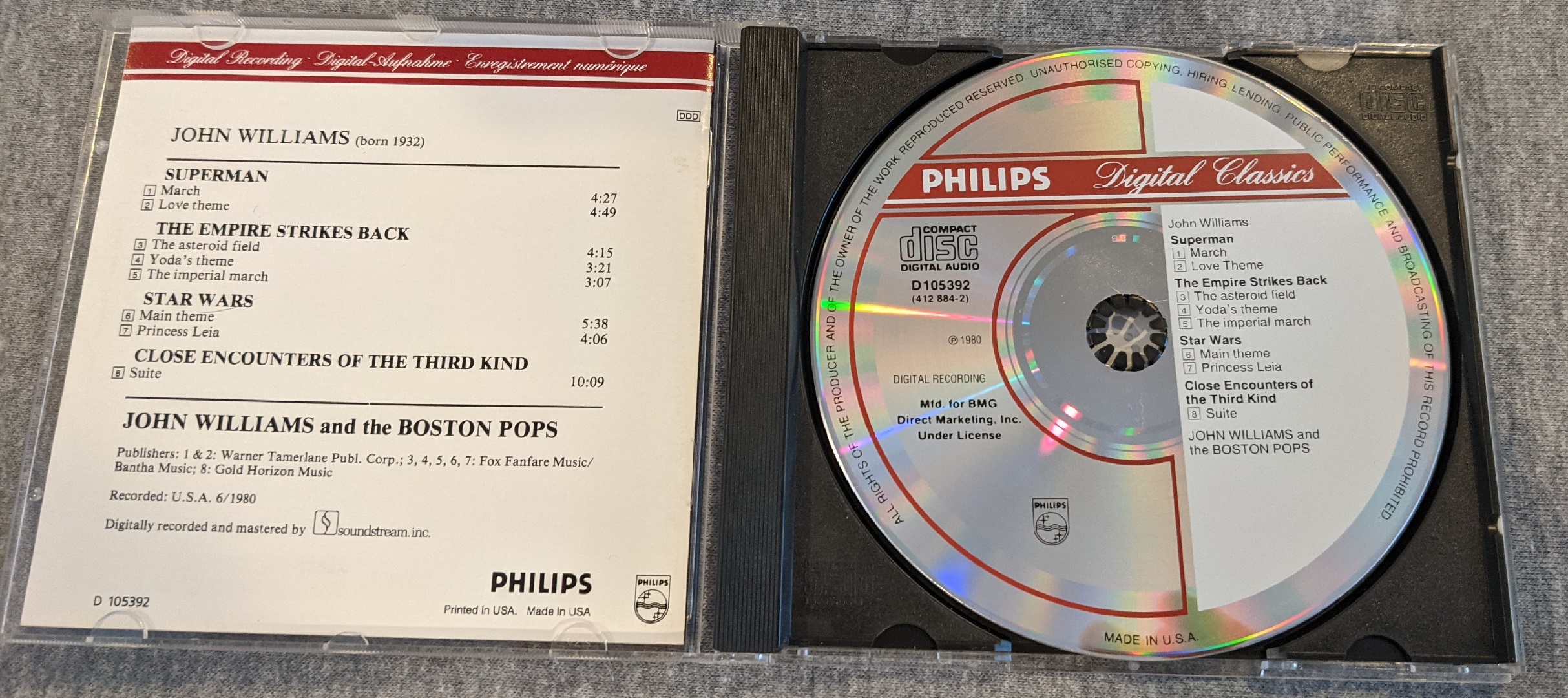 John Williams albums by Philips Records (Boston Pops) - Page 2 - JOHN ...