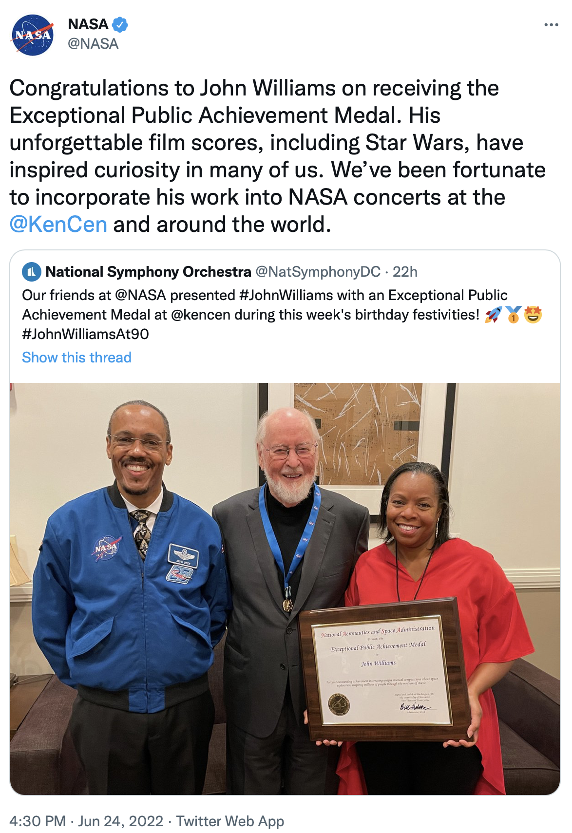 Nasa Honor Awards 2022