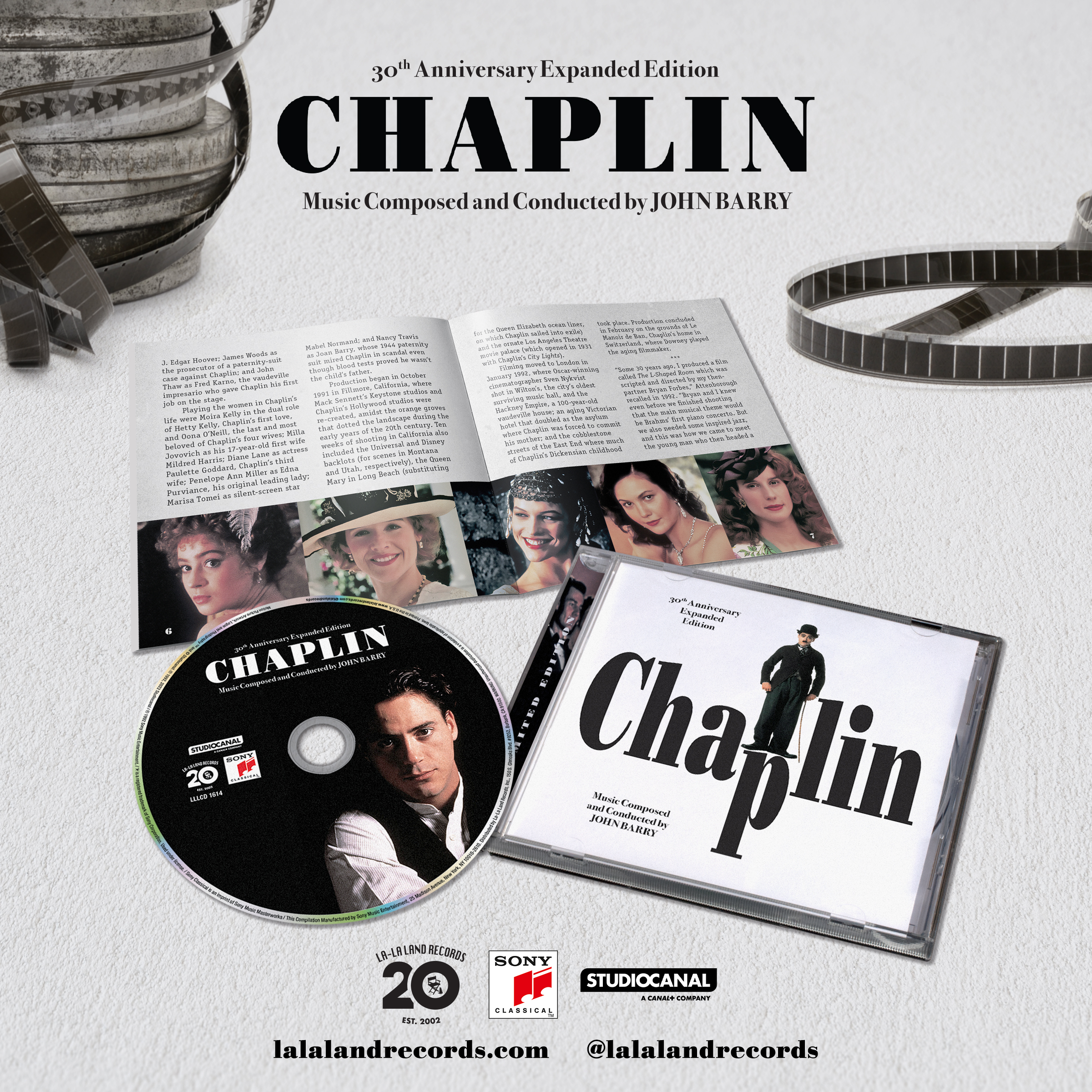 LLL Announces: CHAPLIN: 30TH ANNIVERSARY EXPANDED EDITION (John Barry ...