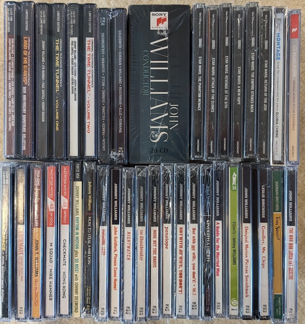 Williams scores (OSTs, expansions etc.) you still have sealed in your ...