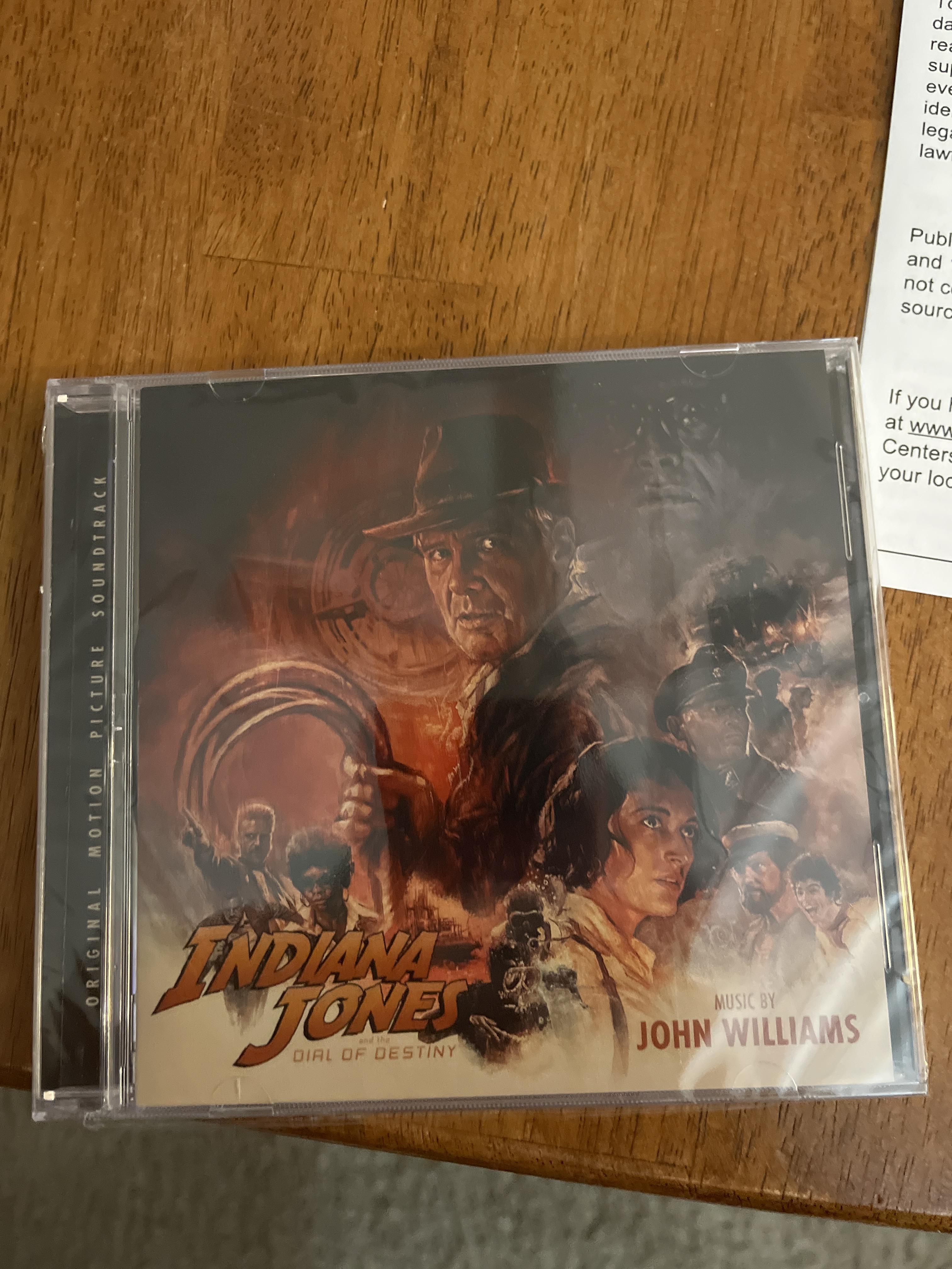 Did you get the Dial of Destiny soundtrack on the CD format before it ...