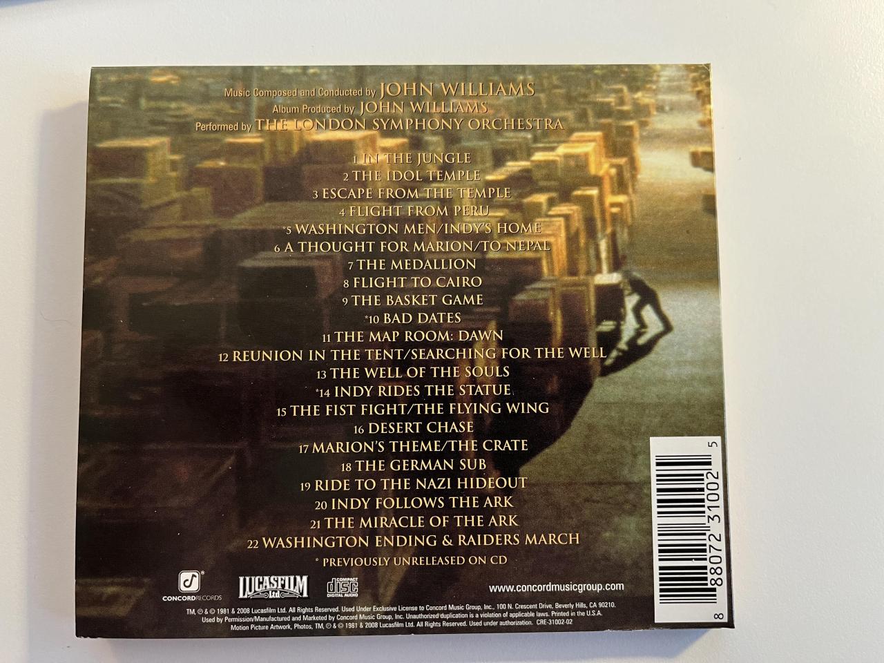 Disney Emporium releases Indiana Jones: The Complete CD Collection ...