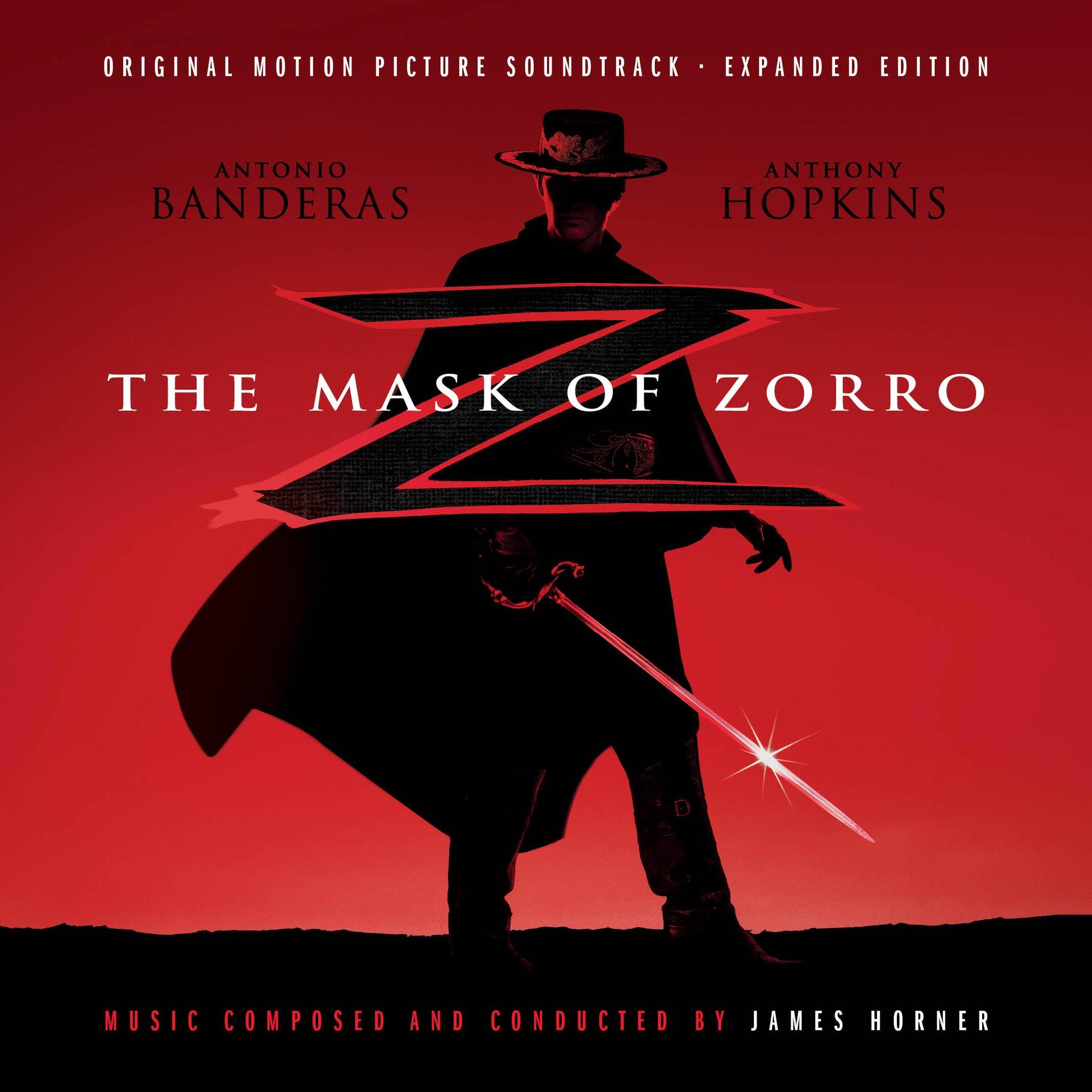 James Horner's THE MASK OF ZORRO (1998) - 2023 2-CD Expanded Edition from La La Land Records ...
