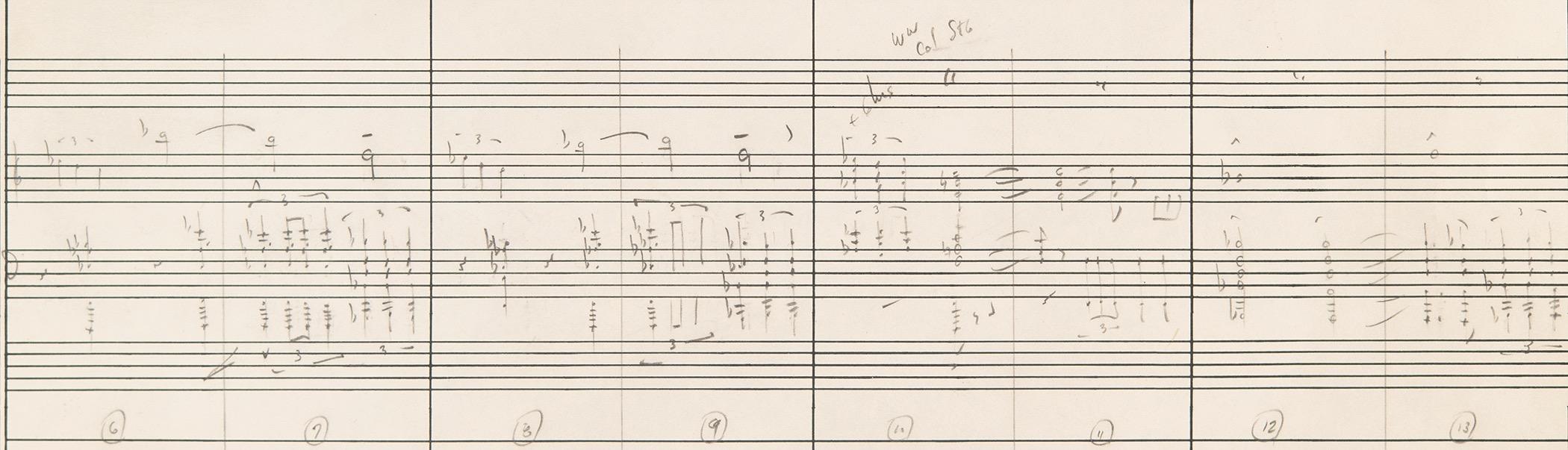 Star Wars: John Williams Original Handwritten Music Manuscript for the ...