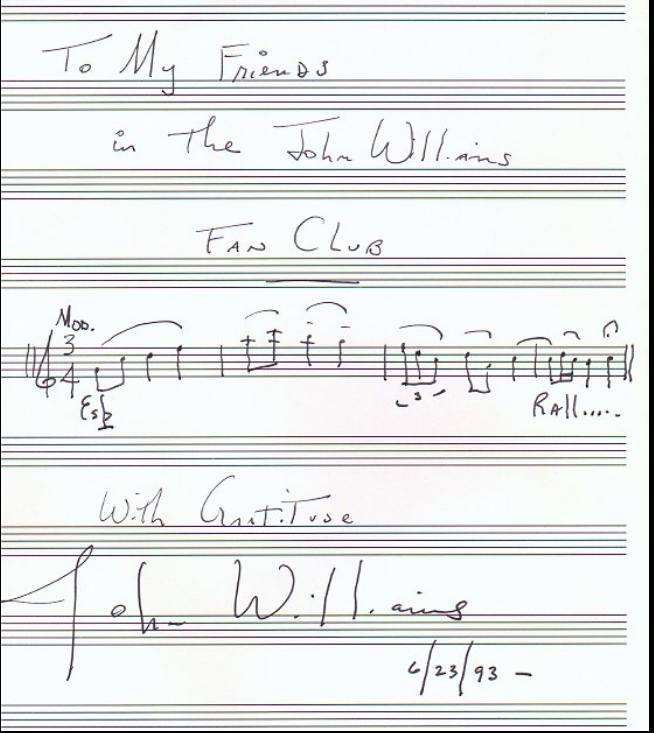John Williams Fan Club Theme - JOHN WILLIAMS - JOHN WILLIAMS Fan Network