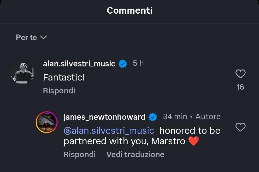 Alan Silvestri or James Newton Howard? - Page 2 - General Discussion ...